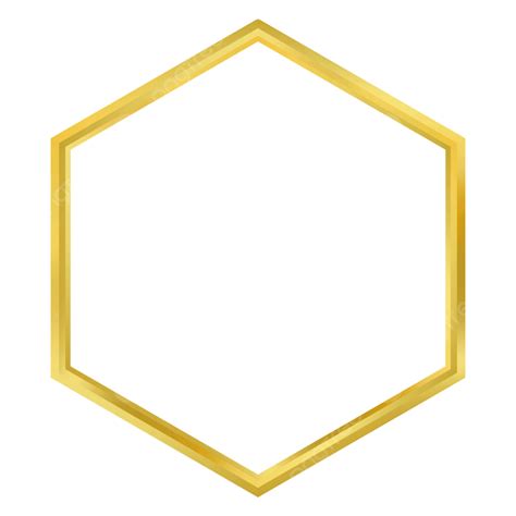 Hexagonal Gold Frame Png Picture Simple Hexagon Frame Gold Frame Porn Sex Picture