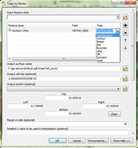 Arcgis Desktop Dem From Contours Geographic Information Systems