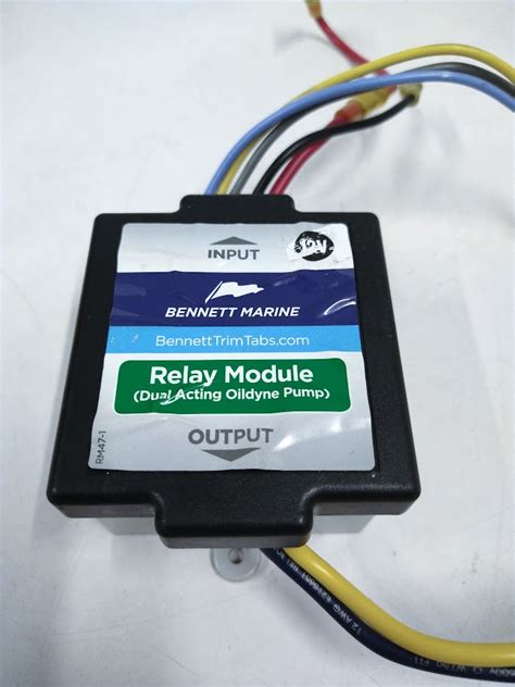 Bennett Marine Rm47 1 Duel Acting Oildyne Pump Relay Module Max Marine Outlet