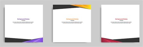 기하학적 사각형 소셜 미디어 배너 레이아웃 세트 그라데이션 색상의 광고 상거래 판매 템플릿에 대한 제품 배경 표시 디자인에 대한 스톡 벡터 아트 및 기타 이미지 Istock