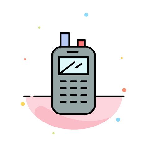 Phone Radio Receiver Wireless Abstract Flat Color Icon Template 19118365 Vector Art At Vecteezy