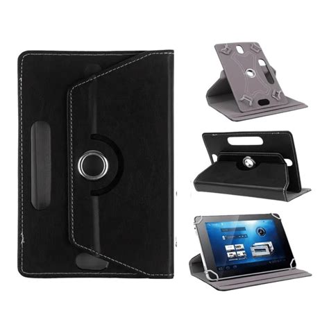 Capa Preta Giratória Película P Tablet Pritom 7 Acessórios Para Tablet Brinquedos