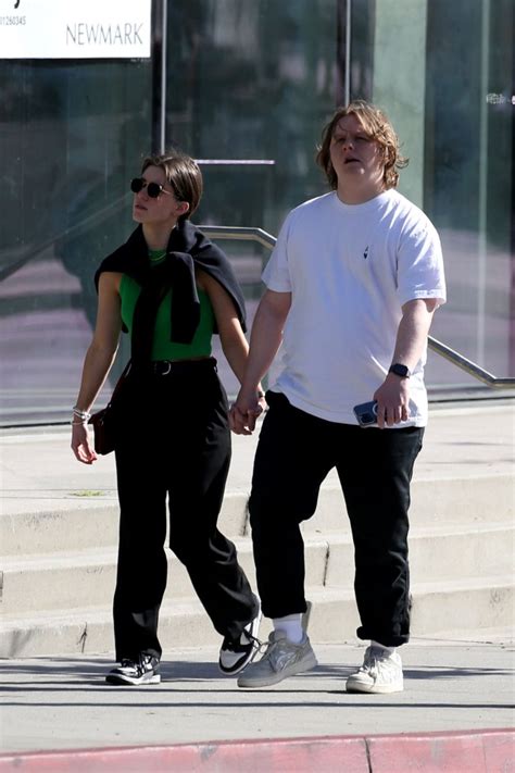 Lewis Capaldi Walks Hand In Hand With New Girlfriend Ellie Macdowall