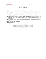 Spring Calc Midterm Sample Pdf Name Sample Midterm You Will Have Minutes