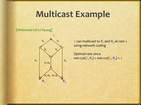 Ppt Routing Vs Network Coding And Combinatorial Optimization