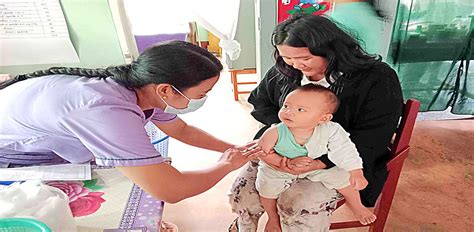 ဆီဆိုင်မြို့နယ်၌ အသက်တစ်နှစ်ခွဲအောက်ကလေးများအား ပုံမှန်ကာကွယ်ဆေးထိုး