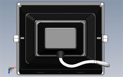 Led 投影灯solidworks 2016模型图纸下载 懒石网