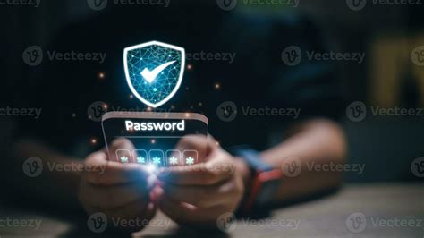 Businesswomen Protect Personal Information Cybersecurity Concept User