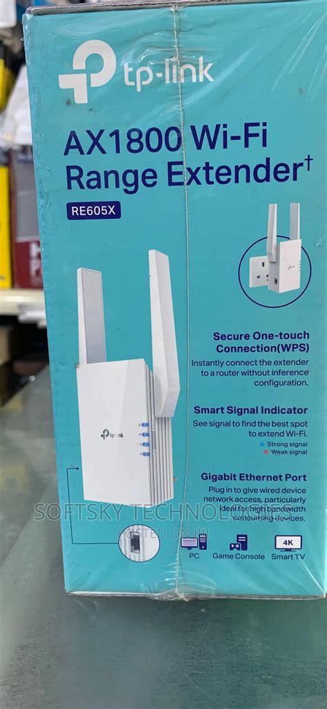 TP LINK WIFI 6 Range Extender AX1800 In Ikeja Networking Products Softsky Technologies Peter