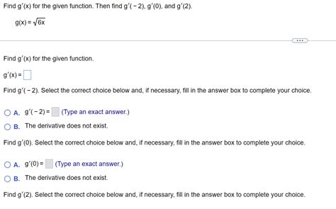 solved find g x ﻿for the given function then find