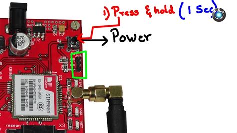 Gsm Sim 900a Serial Interface Youtube