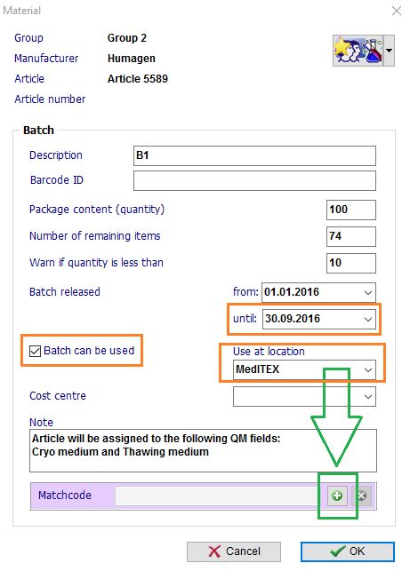 How To Assign A Matchcode To A QM Field MedITEX Wiki