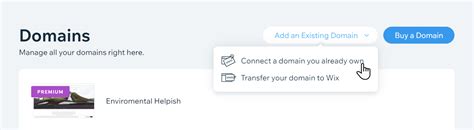 connecting a domain to the wix name servers help center