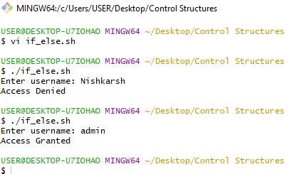 Control Program Flow In Shell Scripts Using If Else And Switch Case