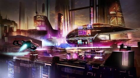 Artstation Sci Fi City