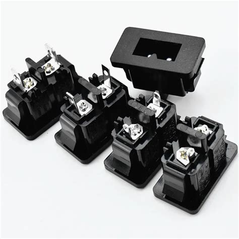 Ac C8 Socket Buy Ac Socket Panel Mount Female Socket Industrial Ac Power Socket 2 Pin Product