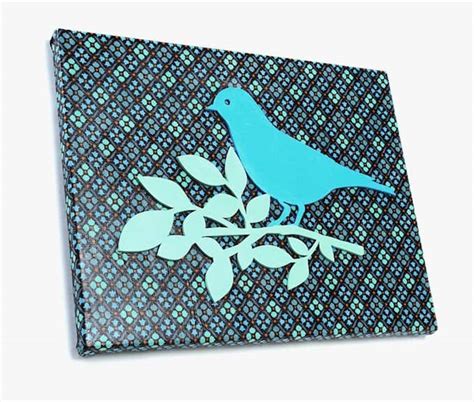 Easy Fabric Canvas Art With Mod Podge Mod Podge Rocks