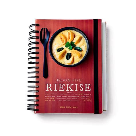 Download Recipe Cookbook Design Png Txj
