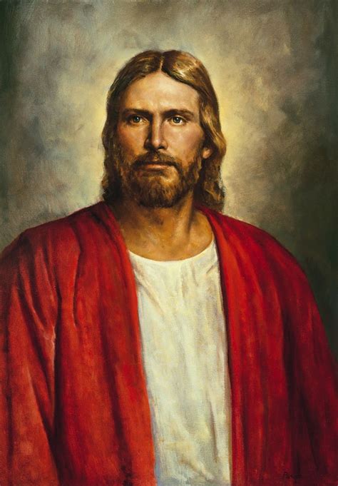 Christ In The Red Robe By Del Parson The Church Of Jesus Christ