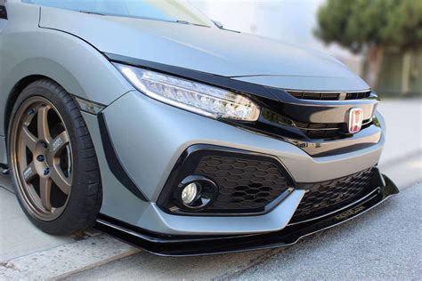 Civic Front Splitters Aeroflowdynamics
