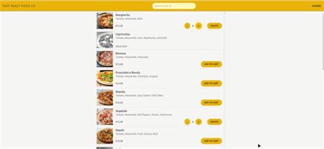 Andrei Indries On Linkedin React Pizza App With Redux Toolkit And