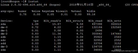 iostat 命令详解（一） iostat idle csdn博客