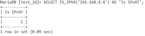 MySQL IS IPV And IS IPV Functions MySQLCode