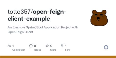 Github Totto357open Feign Client Example An Example Spring Boot Application Project With