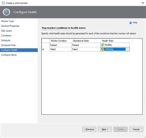 适用于 Sql Server 的 System Center Management Pack 中的基于查询的自定义监视器