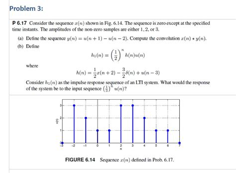 Solved Consider The Sequence X N Shown In Fig The Chegg Com