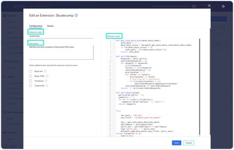 part and partial value search — source coveo
