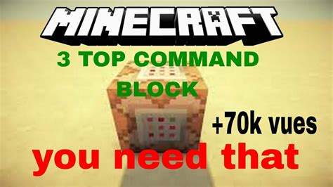 3 Top Command Block Hacks You Dont Want To Miss 🔥 Youtube
