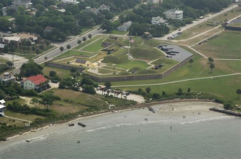 Fort Moultrie Landmark In Sullivans Island Sc United States