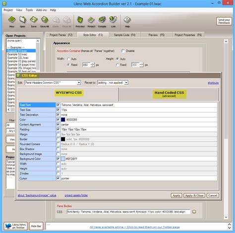 Examples Of Web Builders For Css Menu Javascript Menu Drop Down Menu Modal Window Slider