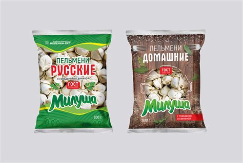 Дизайн упаковки пельменей on Behance