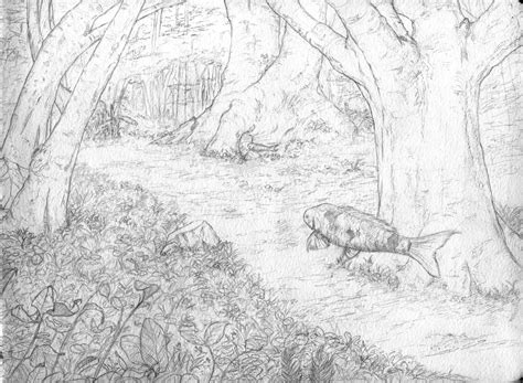 Scary Forest Drawing At GetDrawings Free Download