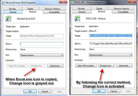 Fix Excel Change Icon Grayed Out DummyTech Com