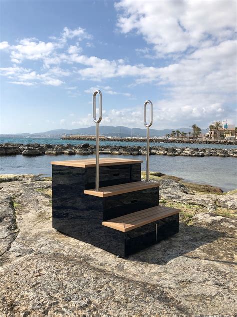 Folding Dock Ladder Carbon Fiber Steps Yacht Boarding Steps