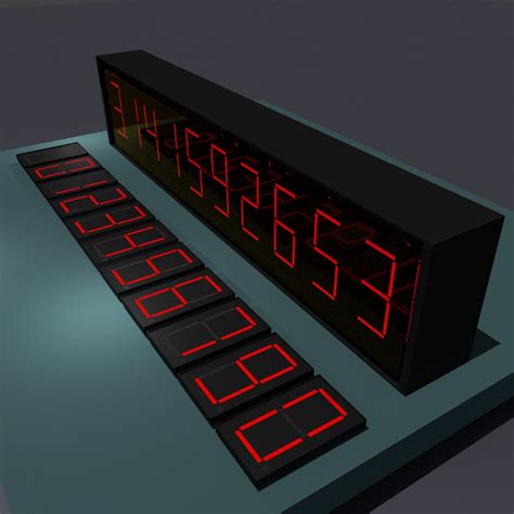 Blend Swap Seven Segment Led Displays