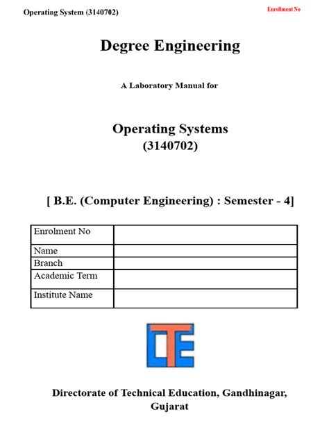 Operating System Lab Manual Pdf Operating System Shell