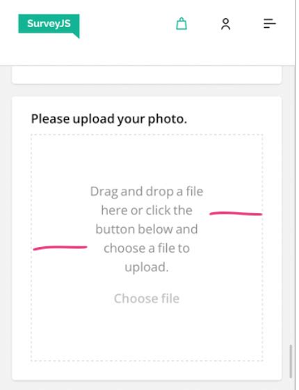 Mobile Decrease Paddings For File Question Placeholder · Issue 6872 · Surveyjssurvey Library