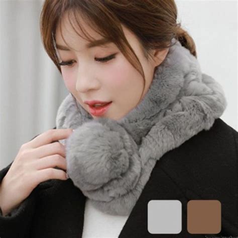 Hplusmall Dk Sj 퍼머플러 퍼목도리 털목도리 목도리 머플러 Wa3 핫트랙스