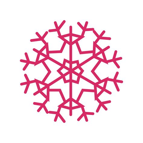 Vector Illustration Of Snowflak 19020022 Vector Art At Vecteezy