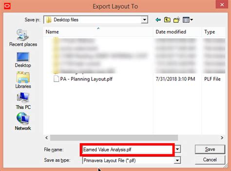 How To Import Export Activity Layouts In Primavera P