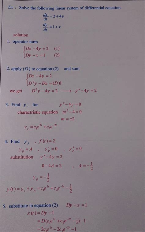 Solved Can You Solve This Question Course Differential