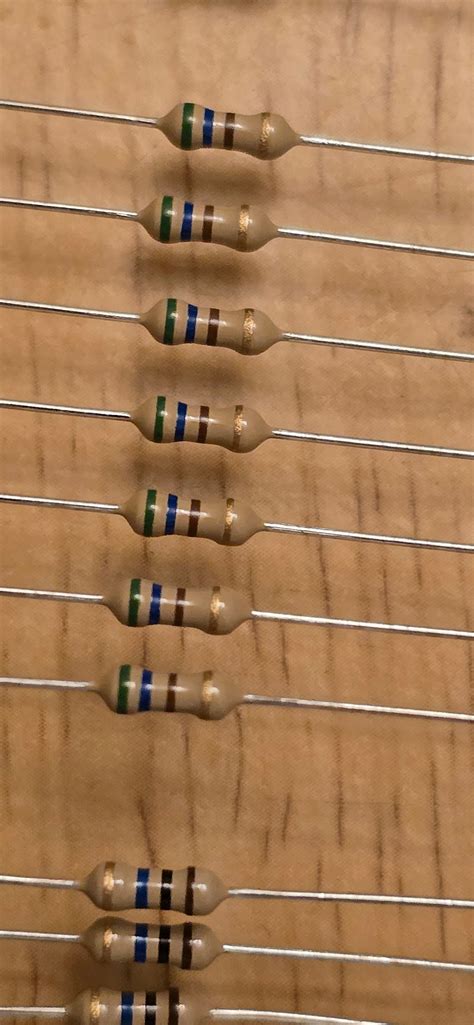 Resistor Issue Which Is Which Starter Kit Arduino Forum