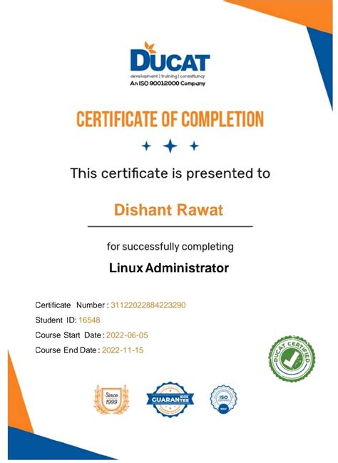 Linux Certification Techskills Opensource Careerdevelopment Dishant Rawat