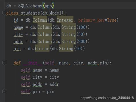 Python使用flask框架从数据库读取数据（flaskmysqlflasksqlalchemy）flask框架添加选择从而查询