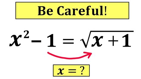 Solving A Tricky Sat Square Root Problem Be Careful Youtube