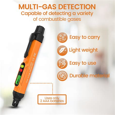 Gas Leak Detector Pen For Natural Gas And Propane